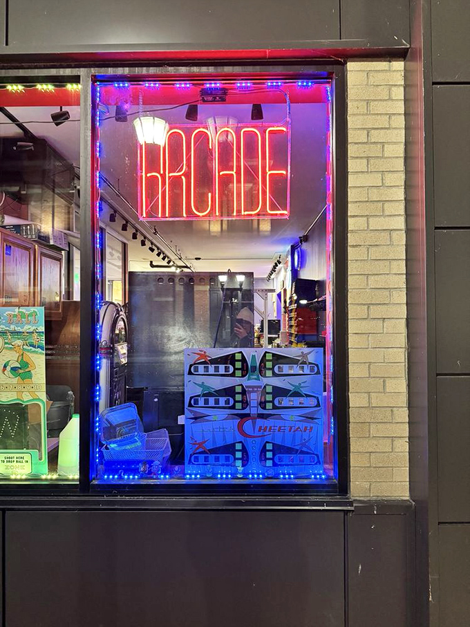 Modern gaming meets retro charm as players immerse themselves in vibrant digital worlds, their expressions revealing the universal language of "just one more try."