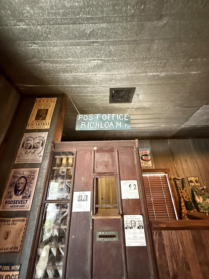 The Richloam Post Office counter &ndash; once the information superhighway of its day &ndash; remains preserved as a monument to community connection.