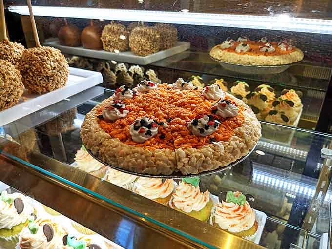 A Rice Krispies treat reimagined as a dessert pizza &ndash; because regular treats weren't quite indulgent enough for Disney's candy masterminds.