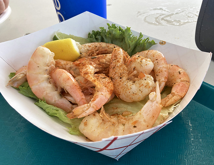 Plump, perfectly seasoned Keys shrimp that taste like they jumped from ocean to plate, bypassing the middleman entirely.