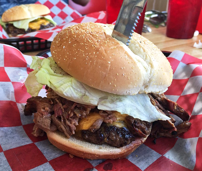 The "Meat Wagon" burger doesn't just satisfy hunger &ndash; it obliterates it with a tower of beef, cheese, and smoky goodness.