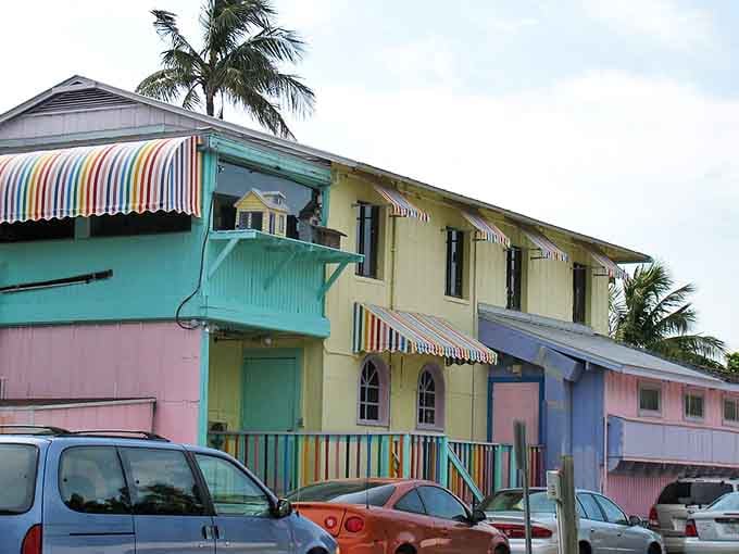 The Bubble Room explodes with color and whimsy, where Christmas decorations hang year-round and orange crunch cake has achieved legendary status.