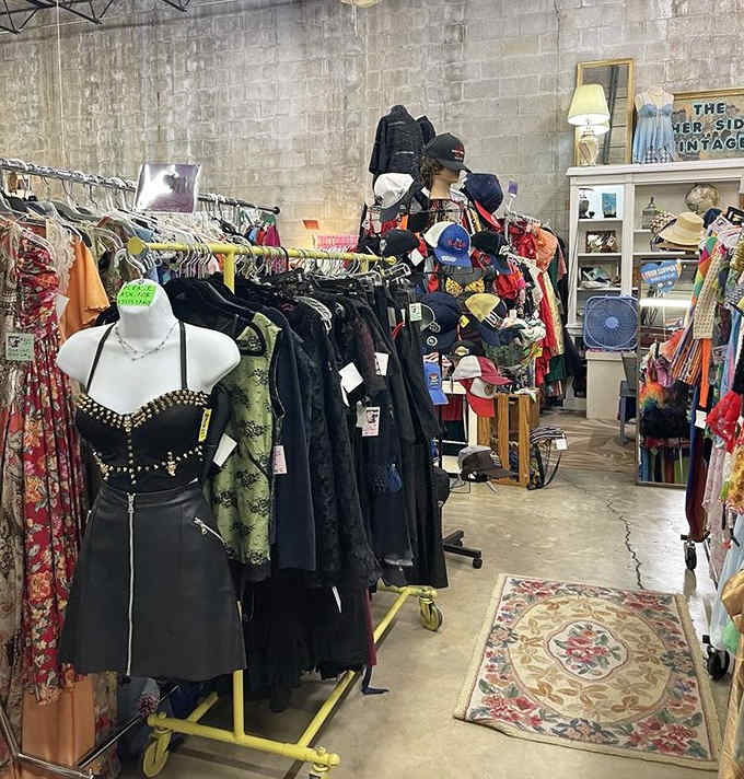 Fashion through the decades&mdash;from studded corsets to flowing maxis&mdash;each hanger holds someone's former identity, waiting for its next chapter.