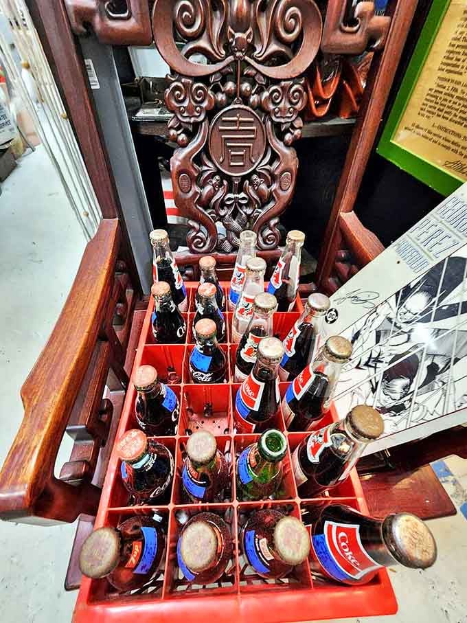 A crate of liquid nostalgia—when soda came in glass, tasted different, and somehow made summer afternoons last forever.