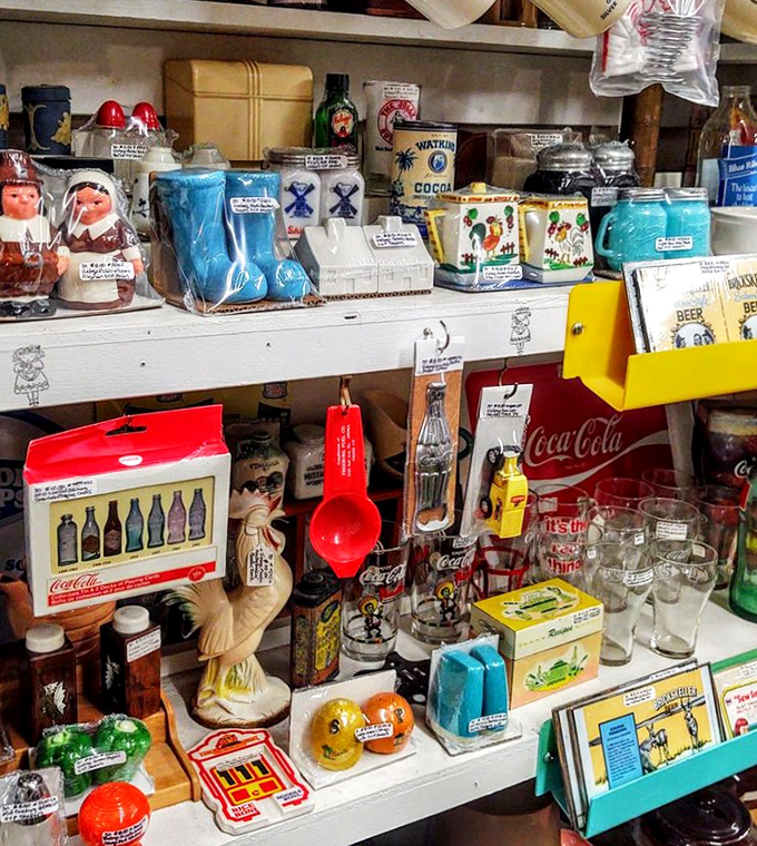Coca-Cola collectibles and vintage kitchenware &ndash; proof that America's favorite soda has been keeping company with family meals for generations.