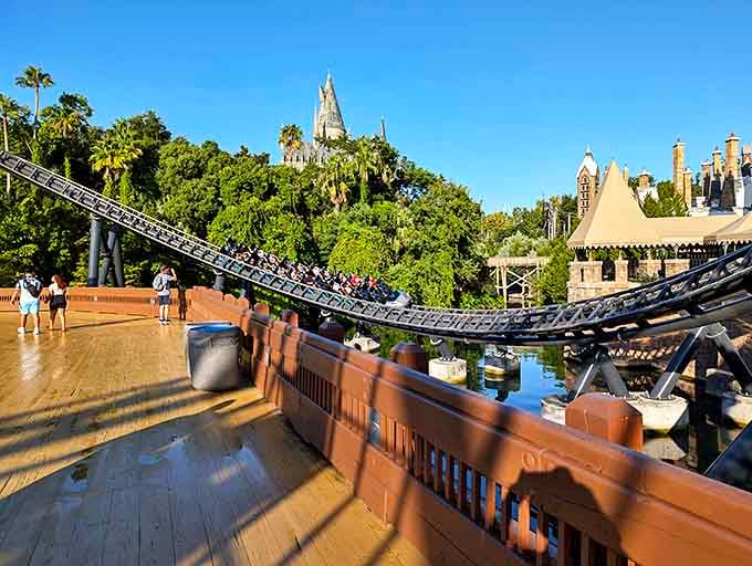 The Hogwarts Express isn't just transportation between parks&mdash;it's a ride where the journey actually is the destination, unlike I-4 traffic.