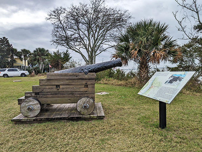 This isn't just any old cannon &ndash; it's a time-traveling device that transports visitors back to when this strategic overlook defended Florida's coastline.