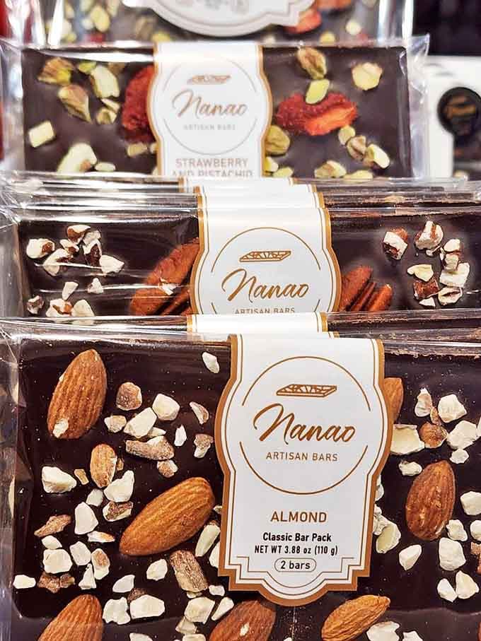 Artisanal chocolate bars with ingredients like strawberry and pistachio &ndash; when your palate grows up but your sweet tooth refuses to mature.