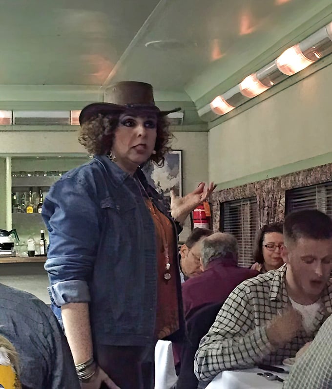 The performers stay deliciously in character throughout the journey, serving up suspicion and intrigue between courses with theatrical flair.