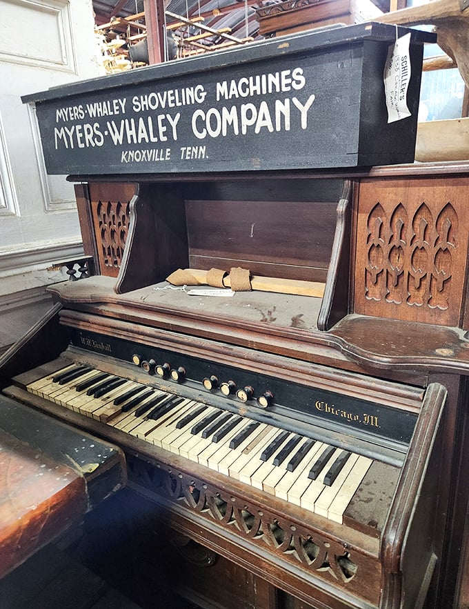 This isn't just any old piano &ndash; it's a Myers-Whaley piece from Knoxville that's probably seen more history than most history books.