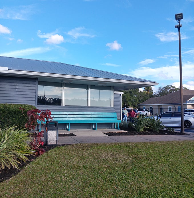 The nautical-themed exterior gives just a hint of the seafood bounty waiting inside this St. Augustine favorite that locals try to keep secret.