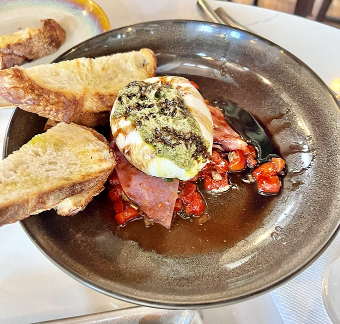 Simple sophistication: This dish celebrates the Italian art of letting quality ingredients speak for themselves, with minimal intervention and maximum flavor.