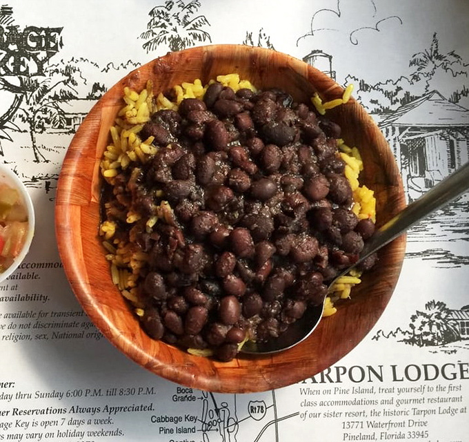 Black beans and yellow rice &ndash; a simple side dish that pays homage to Florida's Cuban influences while perfectly complementing seafood mains.