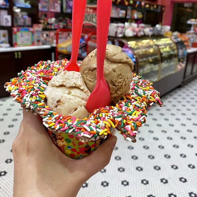 When carrot cake meets mud pie in frozen form, it's like two desserts had a delicious baby that you can't stop eating.