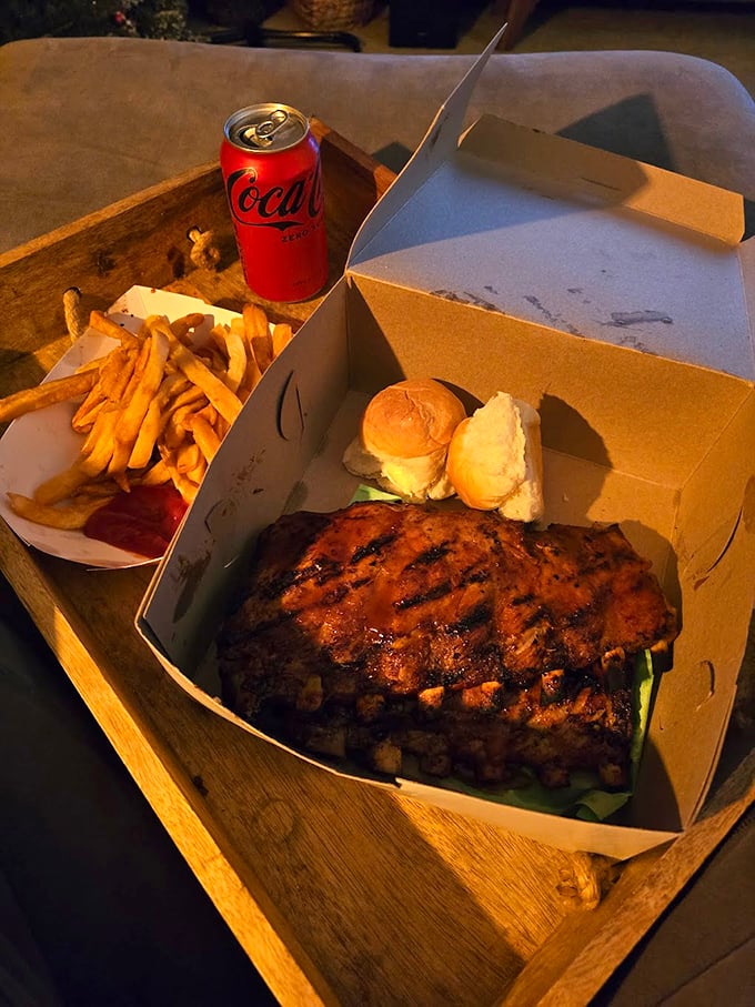 The classic spare rib dinner comes complete with all the fixings &ndash; proof that some culinary traditions need no improvement.