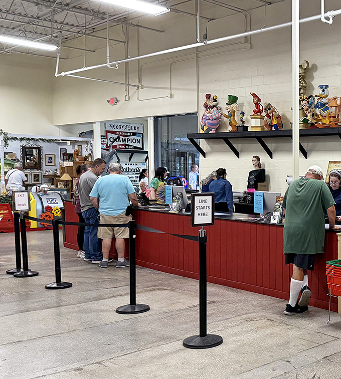 The checkout counter &ndash; final gateway between past and present, where treasures change hands and stories find new keepers.