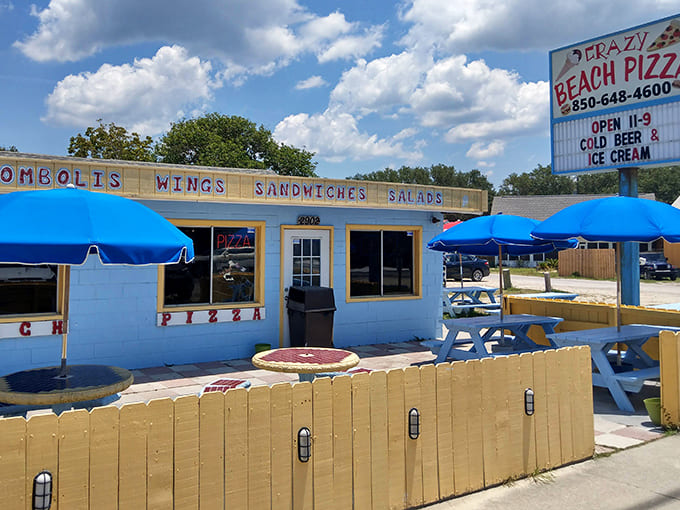 Crazy Beach Pizza's no-frills facade hides culinary magic inside &ndash; where dough meets sauce in a relationship more reliable than most marriages.