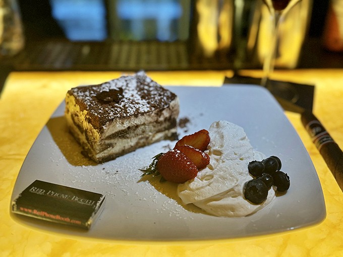 Who needs to choose between dessert and a nightcap when this gorgeous creation satisfies both cravings in one decadent glass?