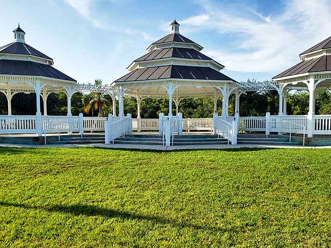 The Grand Pavilion offers a picture-perfect setting for everything from romantic proposals to family picnics &ndash; architectural elegance meets practical paradise.