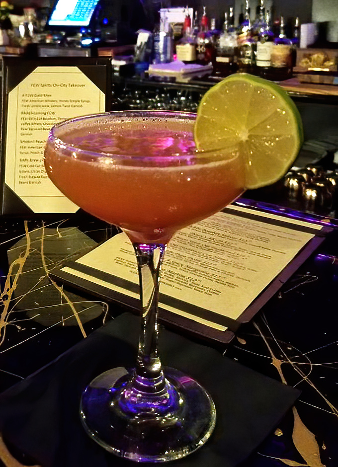 When your cocktail arrives looking like this, you know you've graduated from "having a drink" to "experiencing a libation."