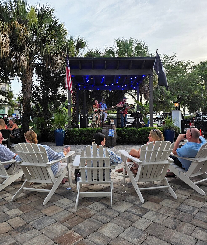 Live music under swaying palms – because vacation calories don't count when you're tapping your feet to island rhythms.