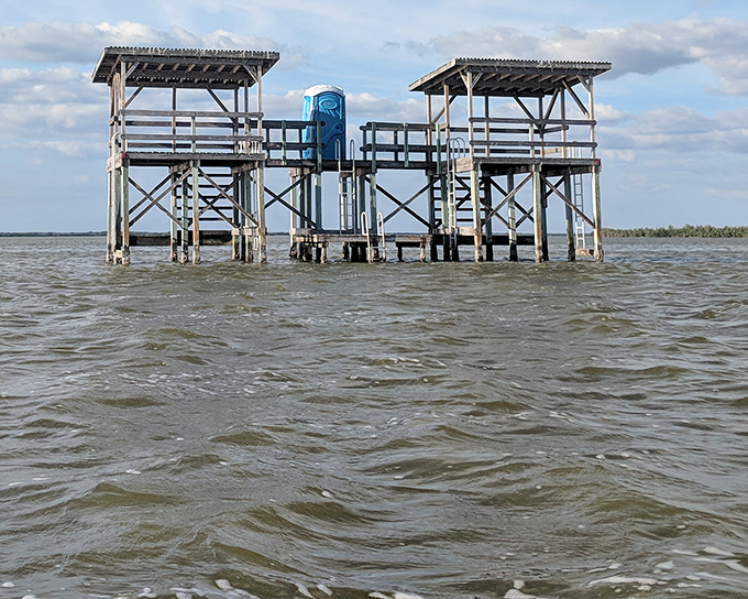 Overwater isolation that makes social distancing look like amateur hour &ndash; just you and the elements.