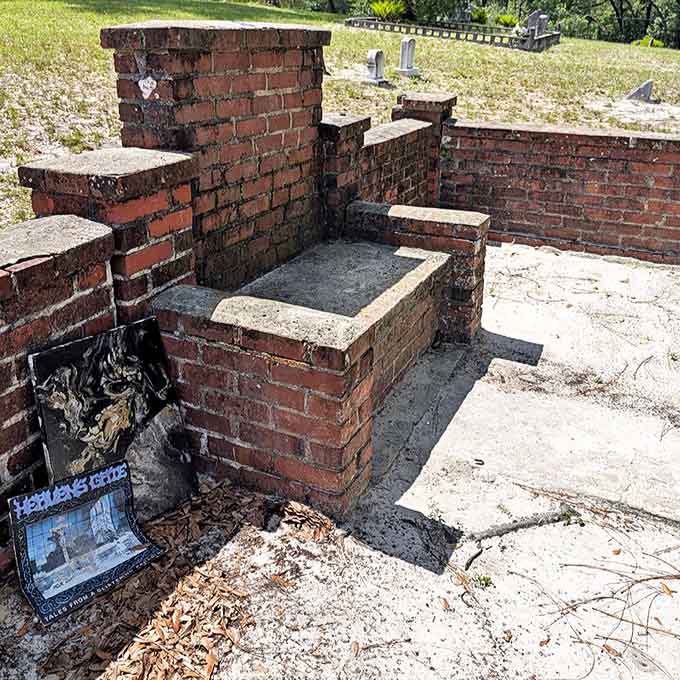 From this angle, the chair looks almost inviting, like a pleasant spot for contemplation, until you remember what supposedly happens here when the clock strikes twelve.