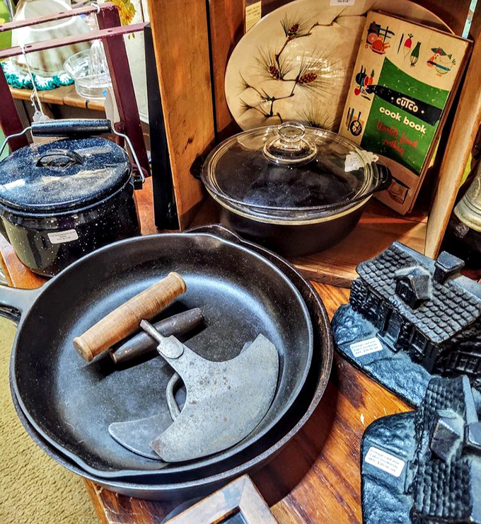 Cast iron skillets and enamel cookware that have likely served up more Sunday dinners than modern celebrity chefs have Instagram followers.