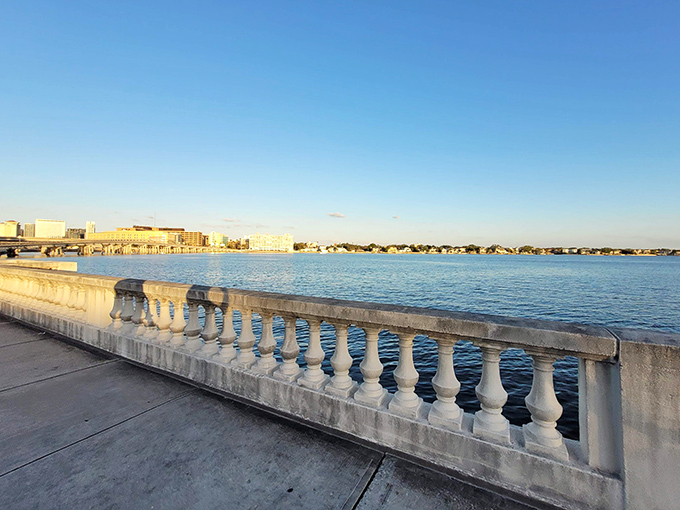 Bayshore's path reveals Tampa's waterfront from multiple angles, each offering a slightly different perspective on the bay.