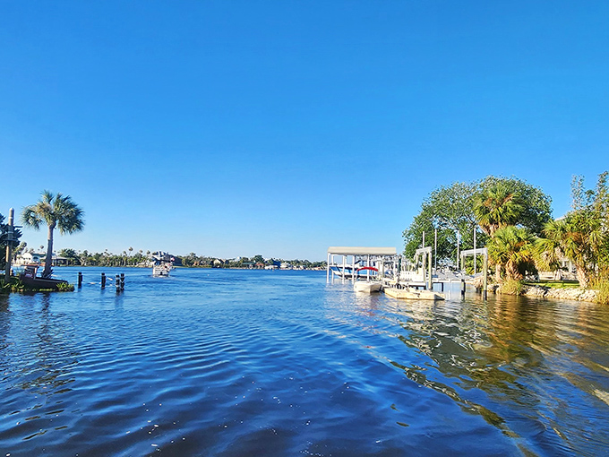 Florida waterfront living at its finest – where the neighbors don't complain about your noise and the commute is nonexistent.