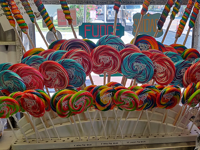These aren't just lollipops&mdash;they're edible works of art, swirled with colors that would make a rainbow jealous of their vibrancy.