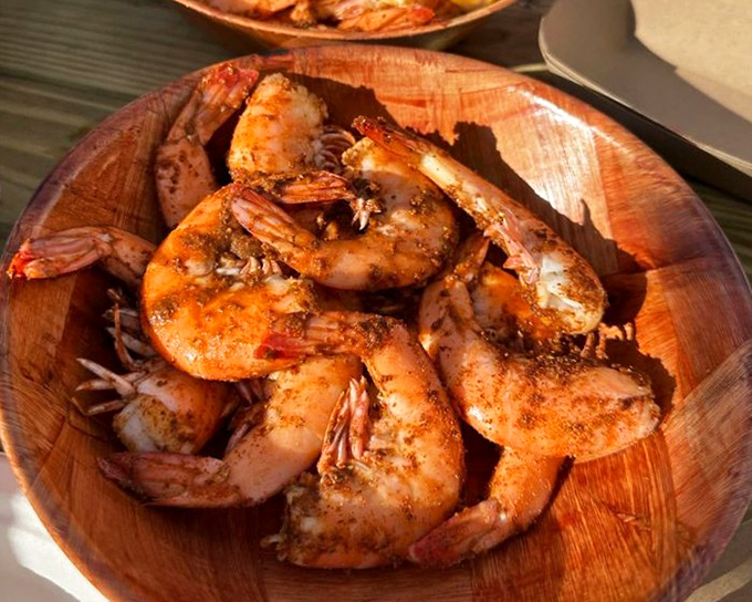 Peel-and-eat shrimp dusted with Old Bay seasoning &ndash; nature's perfect finger food that makes you work just enough to appreciate each succulent bite.