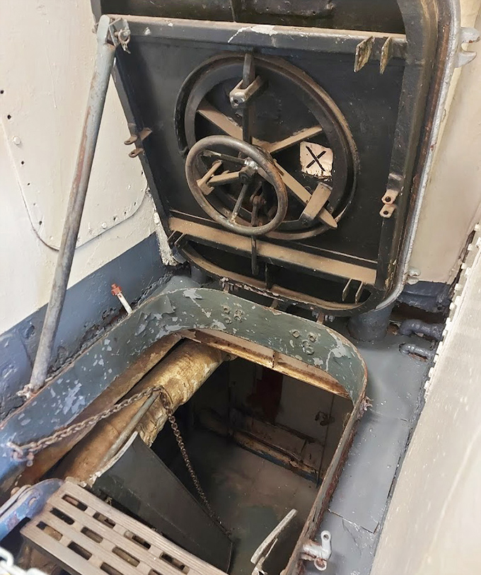 "Watch your head!" isn't just good advice&mdash;it's practically the unofficial motto when navigating the ship's authentic hatches and passageways.