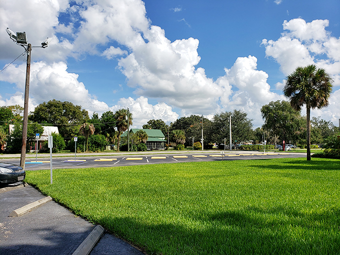 Small-town Florida serves up big sky country. Those clouds look like they're auditioning for a Renaissance painting above Arcadia's everyday charm.