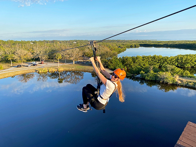 That magical moment when terra firma becomes just a distant memory and you're suddenly part bird.