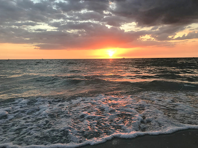 Sunsets like this are why people write songs about the beach, paint pictures, and forget to check their phones.