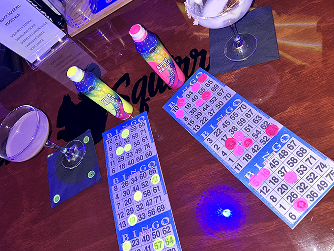 Bingo nights at the Black Squirrel prove that literature lovers know how to let loose&mdash;daubers up, cocktails down!