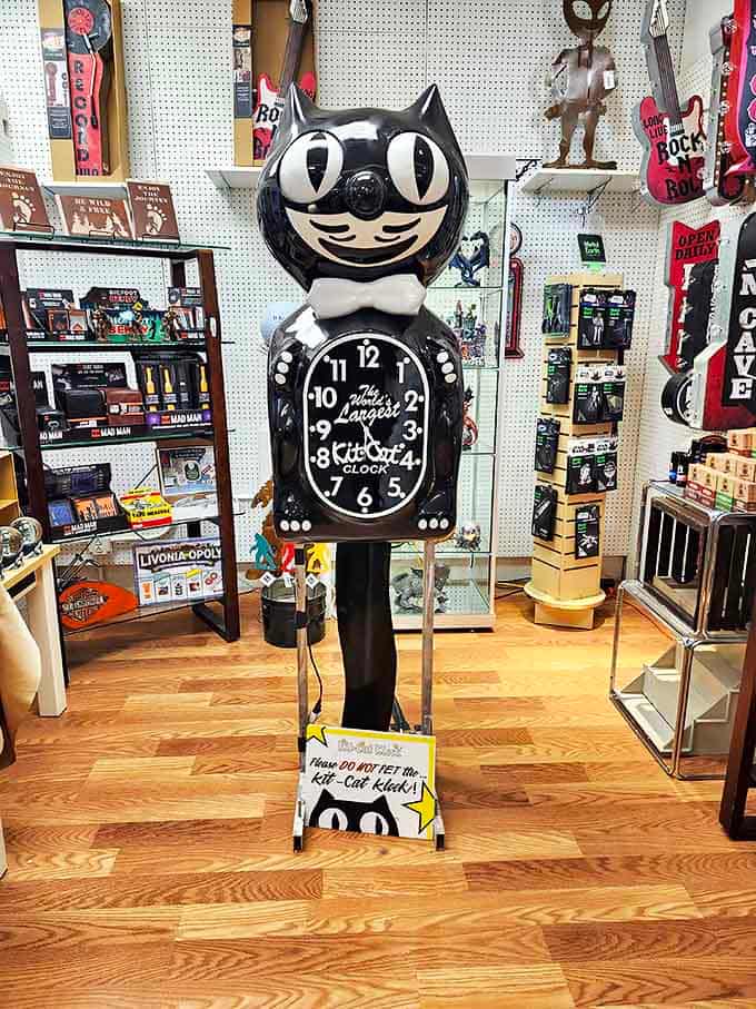 The iconic Kit-Cat Klock, with its pendulum tail and rolling eyes, has been keeping time and making people smile since 1932.