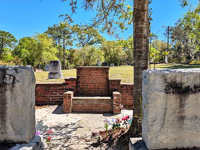 Face to face with the Devil's Chair, you can appreciate the craftsmanship while simultaneously questioning your life choices that led to sitting on allegedly cursed cemetery furniture.