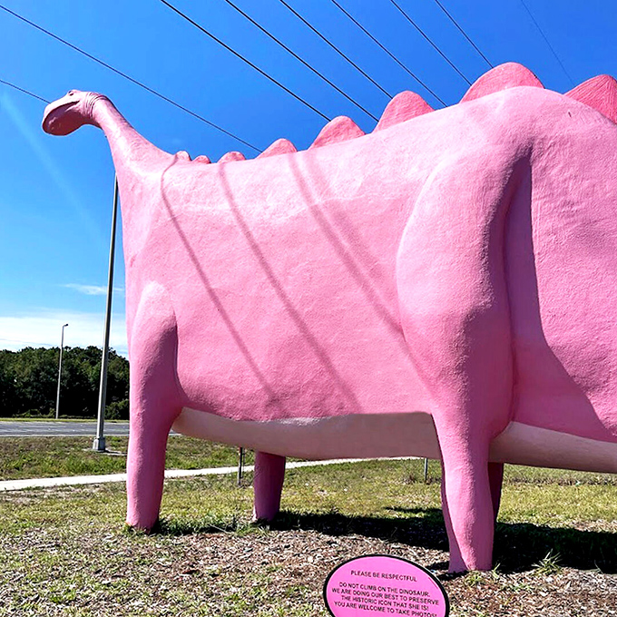 A closer look reveals the careful craftsmanship that's kept this roadside wonder standing tall for generations.