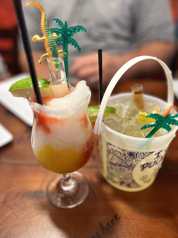 Tropical drinks that practically shout "VACATION!" These aren't just cocktails&mdash;they're liquid postcards with tiny umbrellas and no regrets.