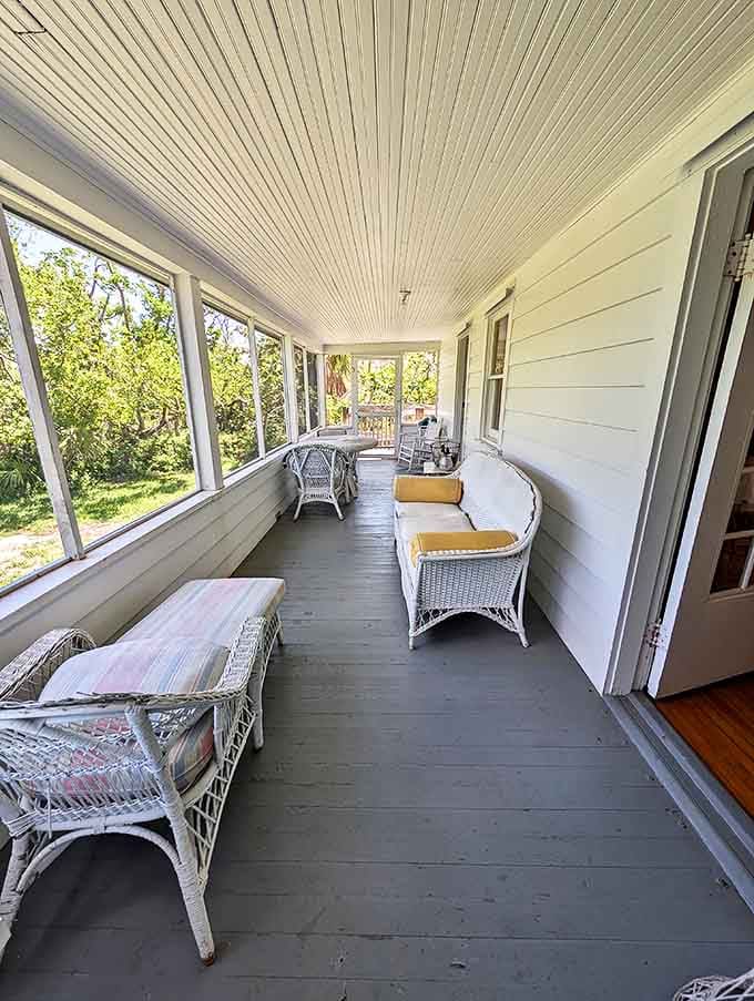 This porch hosted more meaningful conversations than a month of social media posts, all while providing natural air conditioning and a front-row seat to neighborhood life.
