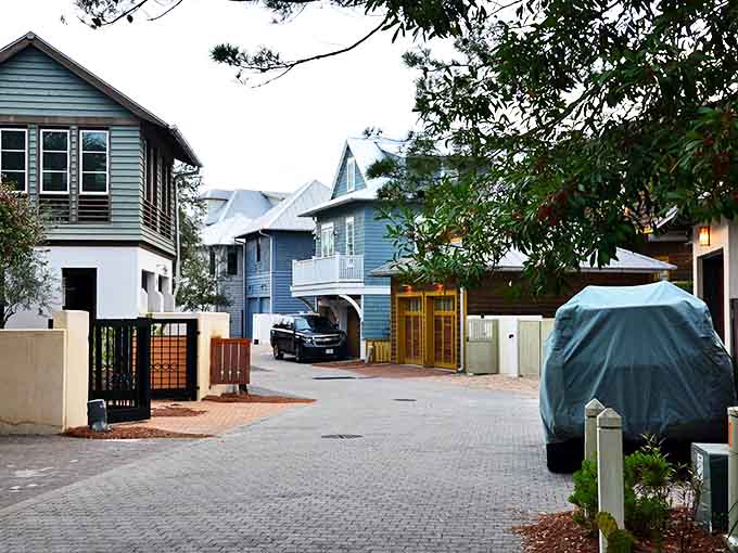 Quiet residential lanes reveal the architectural diversity that makes Rosemary Beach special &ndash; each home tells its own story through design.