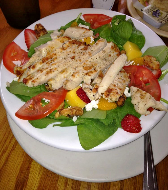 Fresh, colorful, and actually satisfying &ndash; this isn't one of those sad salads that leaves you eyeing your neighbor's burger.