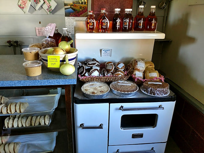 That vintage-style presentation proves you don't need Instagram filters when your food actually looks this good in real life and natural lighting.