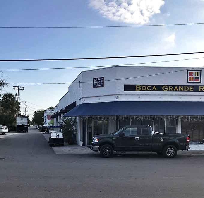 Stroll through the sunny streets of Boca Grande and enjoy the small-town charm of this local post office and shop.