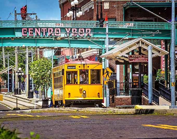Streetcar: The yellow TECO Line streetcar isn't just transportation&mdash;it's a rolling time capsule connecting Ybor's past to its present.