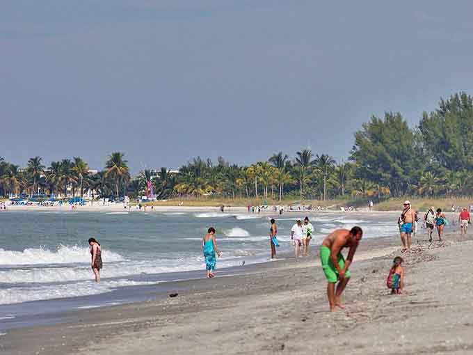 Beachgoers find their slice of paradise on Captiva's expansive shores, where personal space comes standard and crowds are blissfully absent.