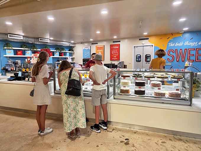 The command center of sweetness, where dessert dreams come true and diets go to die a happy, sugar-coated death.