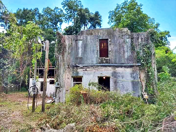 The jail's exterior has weathered decades of Florida storms, its whitewashed walls telling a story of neglect and resilience in equal measure.